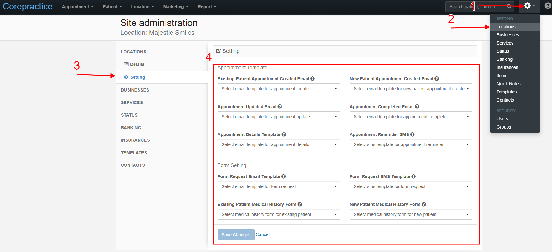 How to customise letter templates – Core Practice