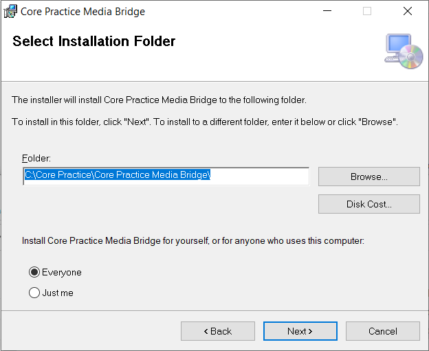 How to setup Core Practice Media Bridge – Core Practice