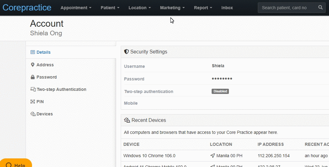 How to run a Prepayment Report – Core Practice