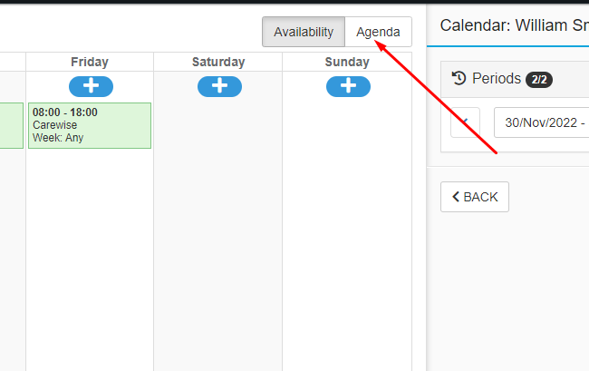 How to use the Calendar Setup – Core Practice
