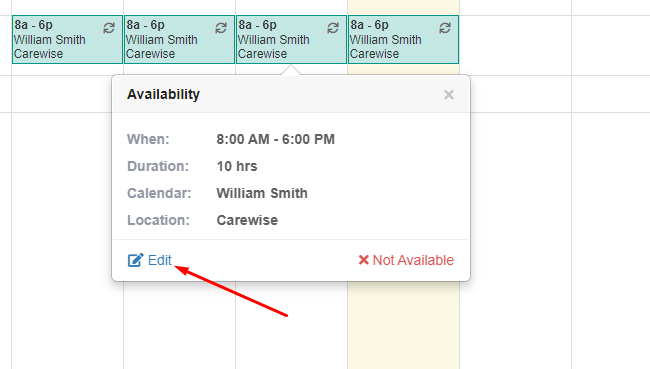 How to use the Calendar Setup – Core Practice