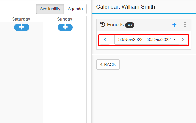 How to use the Calendar Setup – Core Practice
