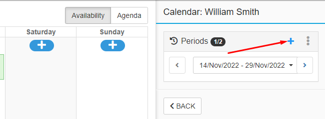 How to use the Calendar Setup – Core Practice