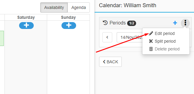How to use the Calendar Setup – Core Practice