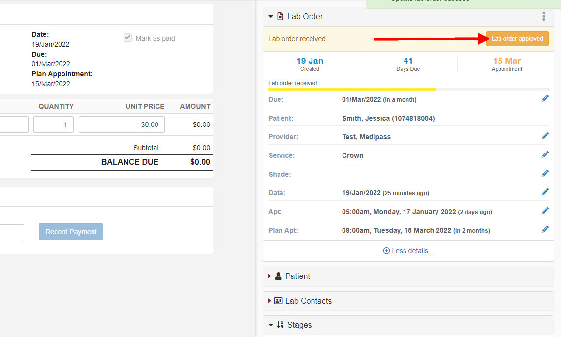 How to follow-up the lab work – Core Practice