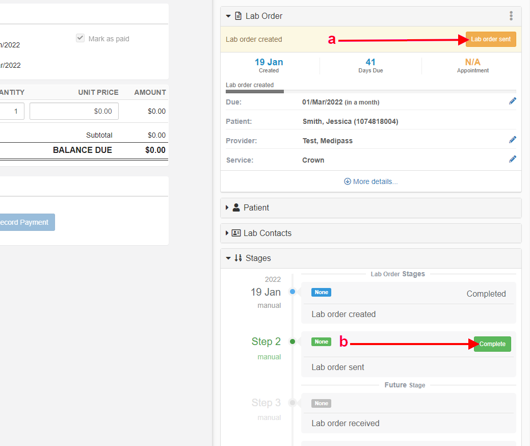 How to follow-up the lab work – Core Practice
