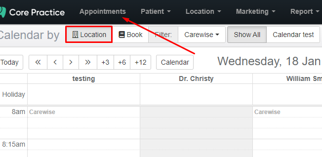 How to check available time slots in calendar – Core Practice