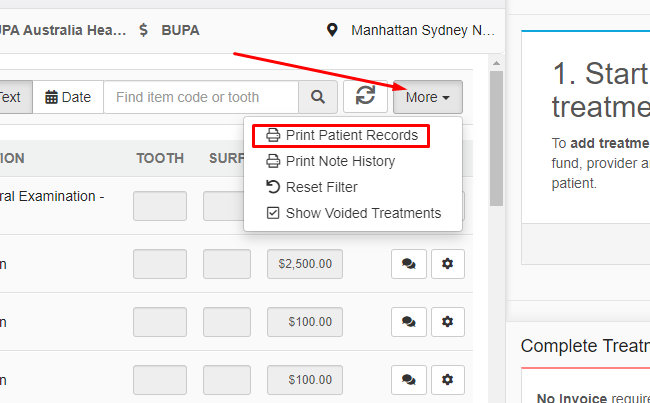 How do I export patient records? – Core Practice