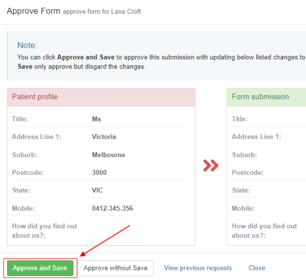 How to use Online Forms – Core Practice