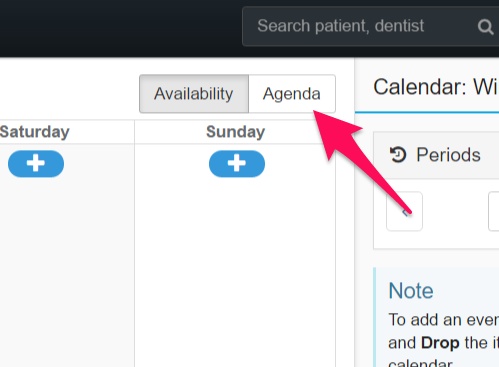 How to use the Calendar Setup – Core Practice