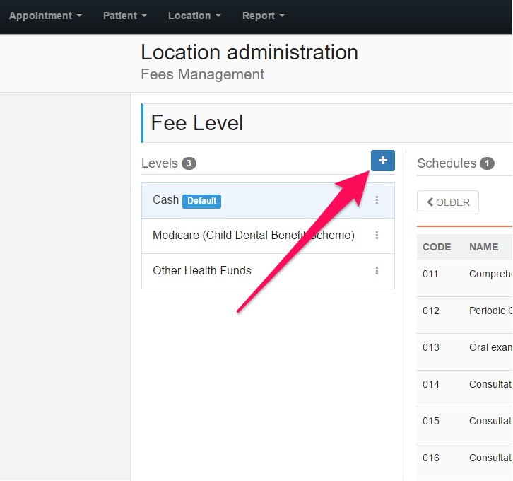 Fee Management – Core Practice