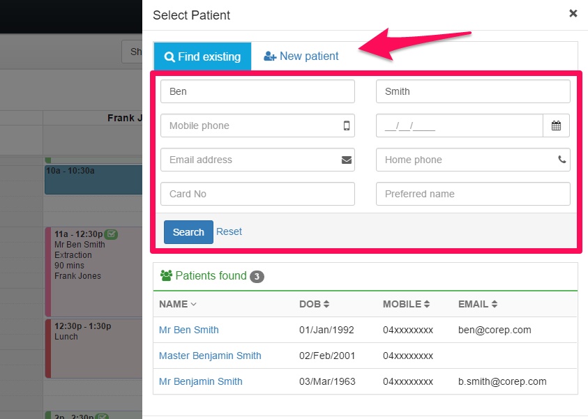 Appointment Basics – Core Practice
