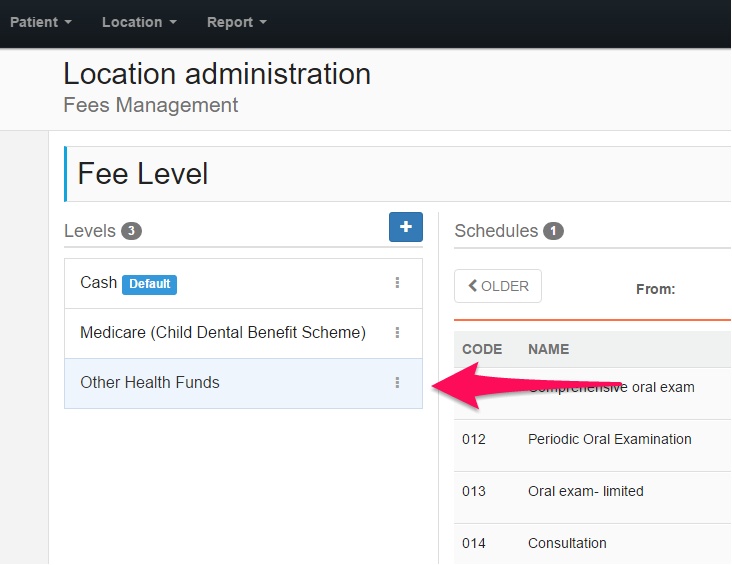 Fee Management – Core Practice