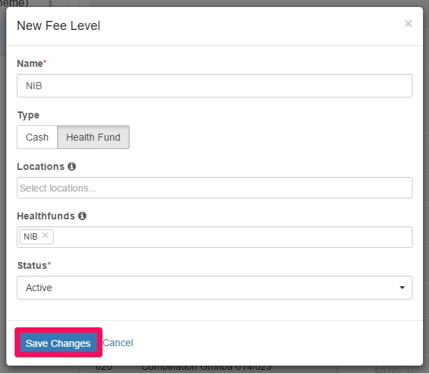 Fee Management – Core Practice