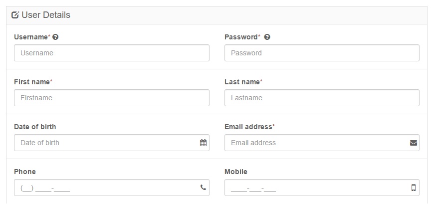 How to create/manage users – Core Practice